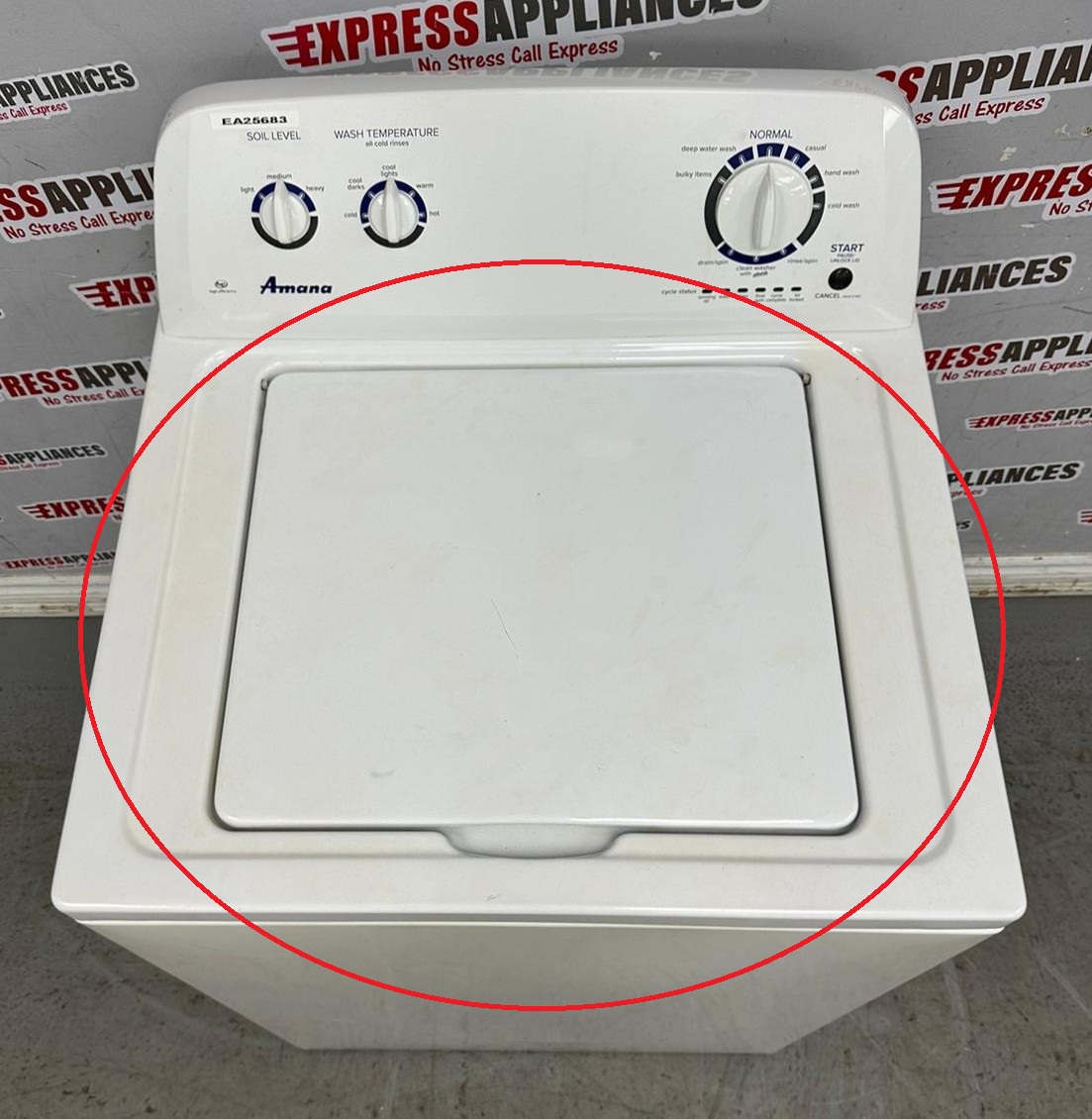 Used Amana 27” Top Load Washer NTW4655EW1 For Sale | ️ Express Appliances